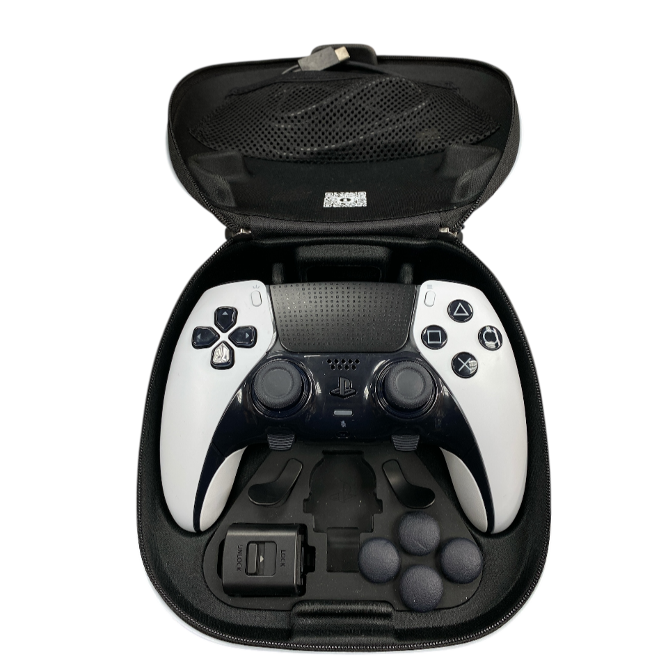 Pre-owned PS5 Official DualSense Edge Controller White w/Case, missing ...